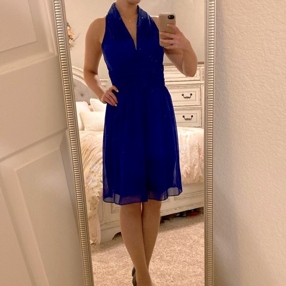Marc New York | Dresses | Royal Blue Halter Dress | Poshmark